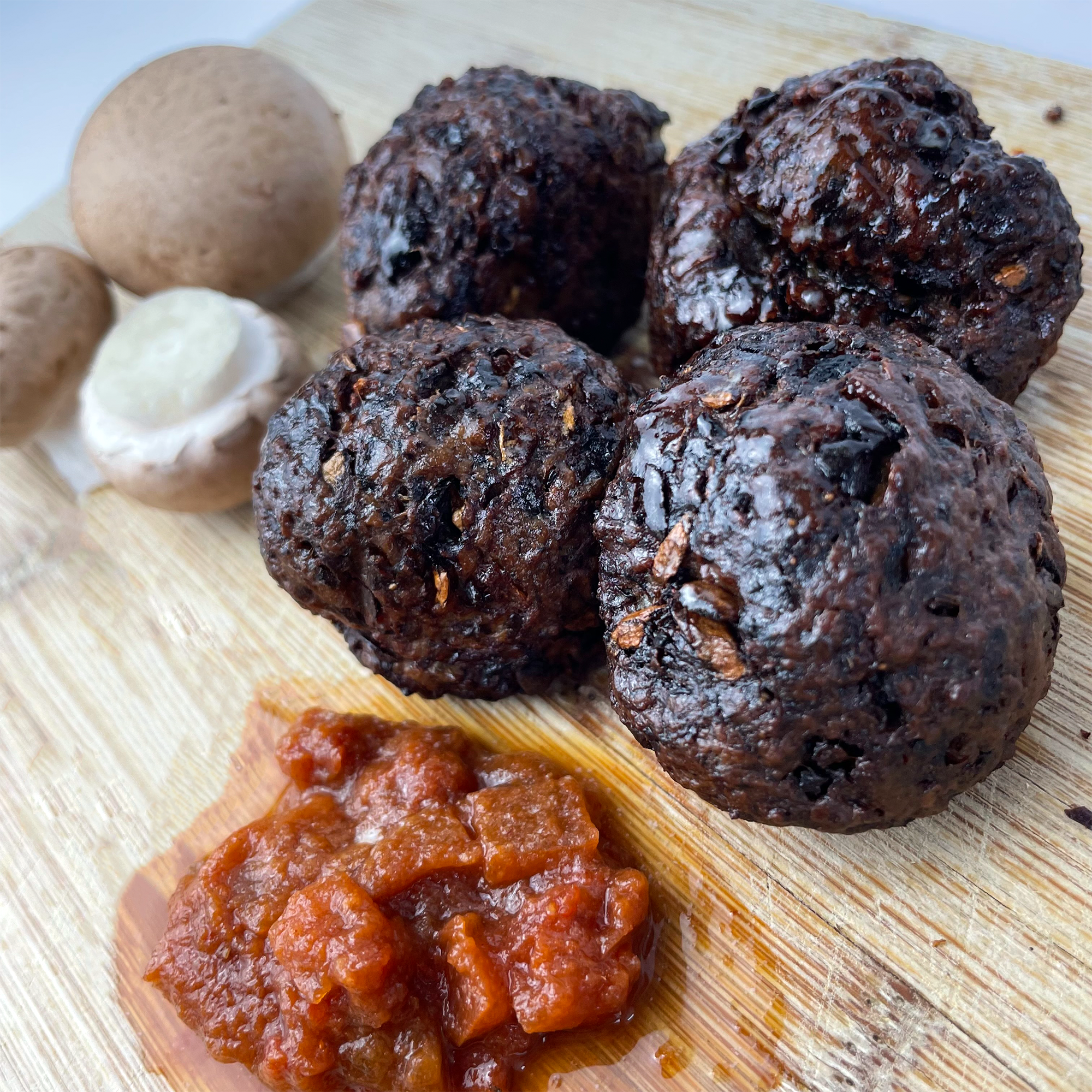 Mushroom Meatballs – The Mushroom Barn